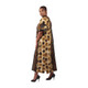 Mud Cloth Dress - Dip Collar - Mudcloth Clothing | Africa Imports
