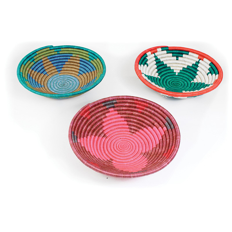 Kenyan Basket - 12" - ASSORTED - Wicker - African Art | Africa Imports