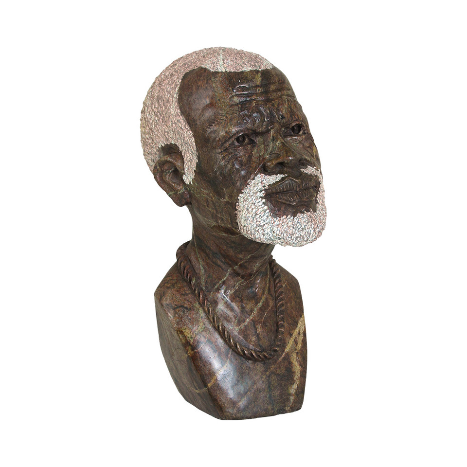 Shona Stone African Man Statue - Africa Imports