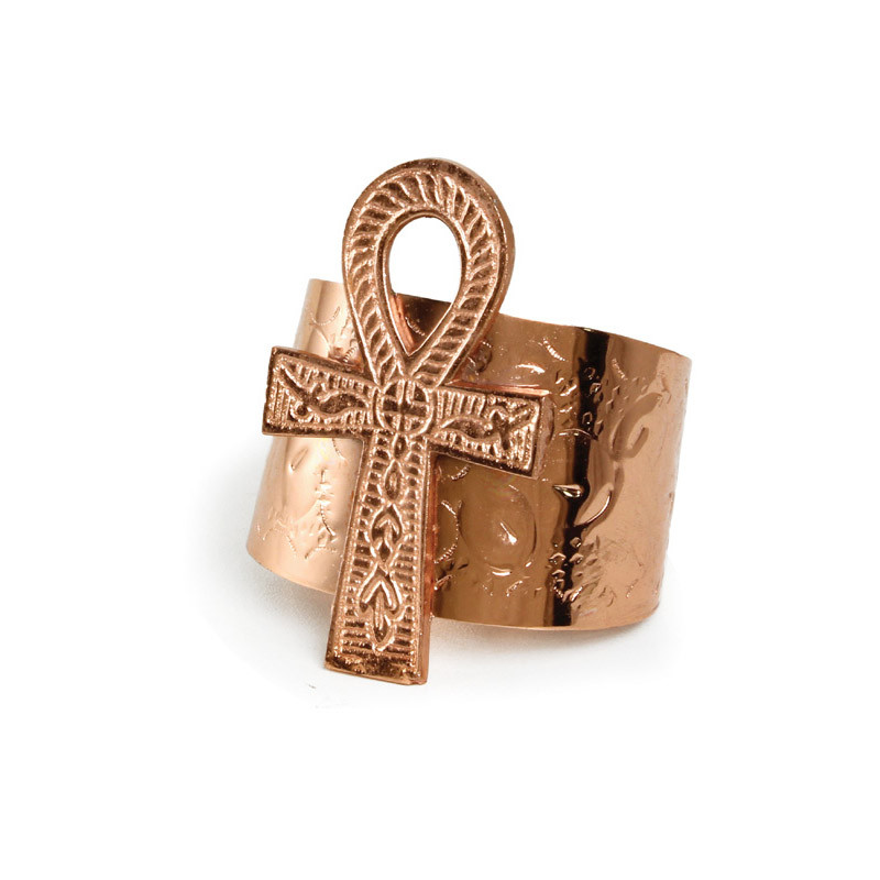 Ankh Cuff: Copper | Africa Imports