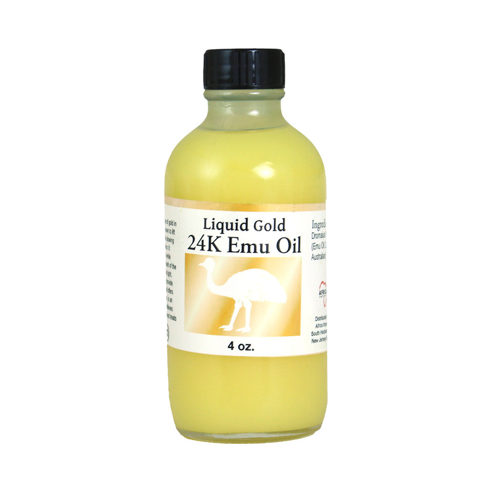 Liquid Gold 24K Emu Oil - 4 oz. - Healing Oils - African Health & Beauty