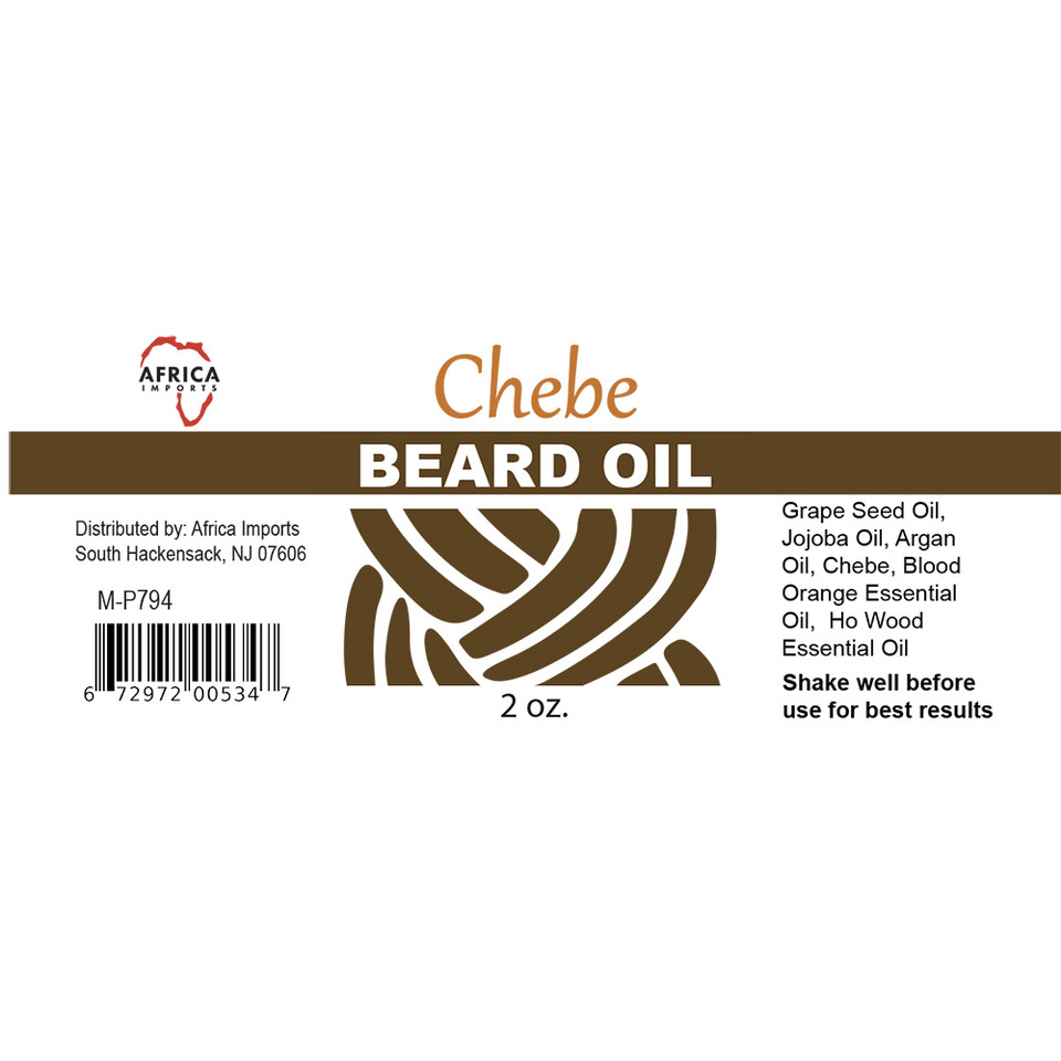 Chebe Beard Oil - 2 oz. - Hair Care - African Beauty Products | Africa ...