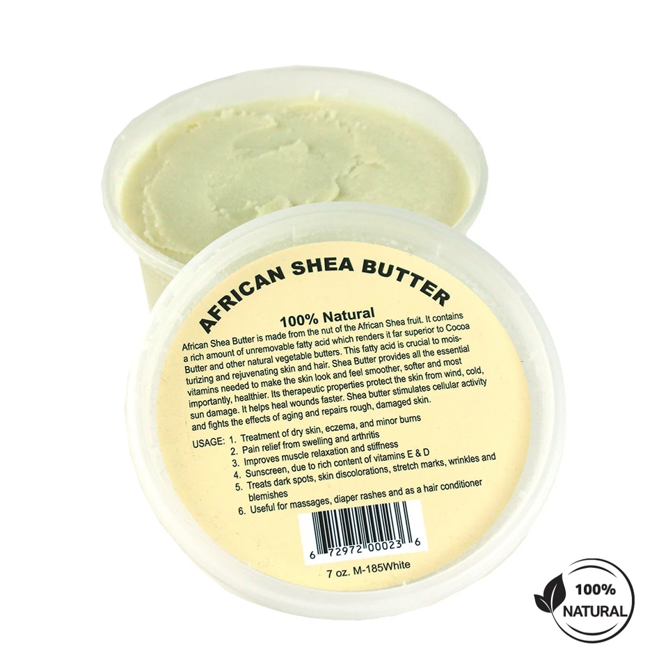100% Natural African Shea Butter: 7 oz. - Raw Shea Butter, African Shea ...