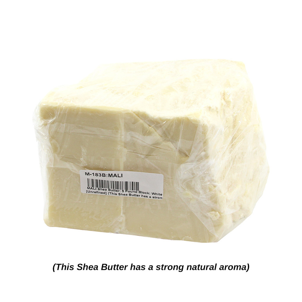 Shea Butter: 5 Pound Block - Raw Shea Butter, African Shea butter ...