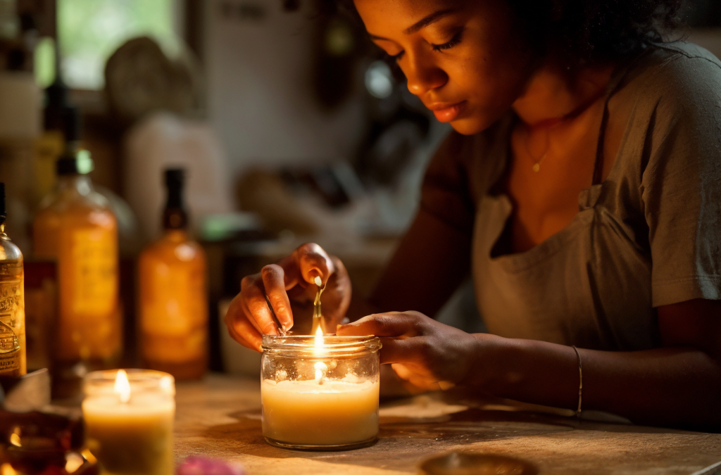 How to Make Candles with Fragrance Oils: A Step-by-Step Guide - Africa ...