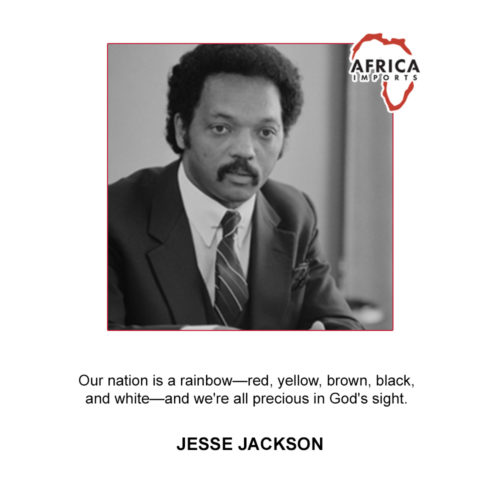 Black History Month - Day 11 - Honoring: Jesse Jackson - Africa Imports
