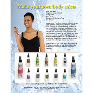 How To Make Body Mists Flyer - Free Promotional Tools (with a purchase ...