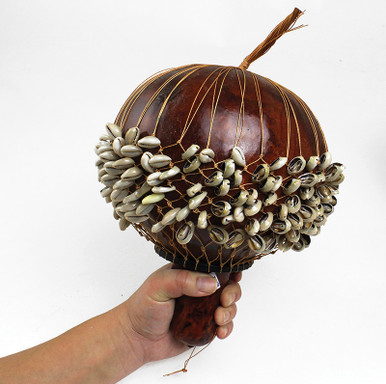 Cowry Shell Shekere - Medium - Shakers and Rattles - African Music ...