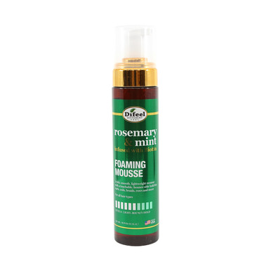 Difeel: Rosemary & Mint Foaming Hair Mousse - 8 oz. - Africa Imports