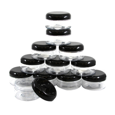 Set Of 12 Wide Jars/Caps - 8 oz. (Clear) - Jars, Containers and ...