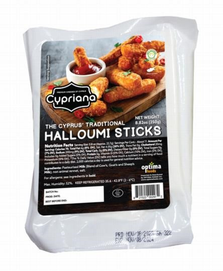 Cypriana Halloumi Sticks 8.82 oz - Titan Foods