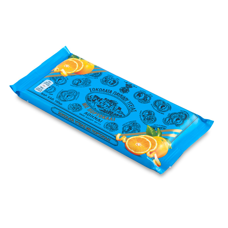 Original Greek Dark Chocolate with Orange | Pavlidis Dark Chocolate ...