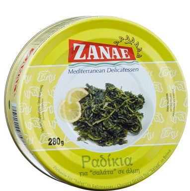 Zanae Chicory Green Salad In Brine 280g Can - Titan Foods