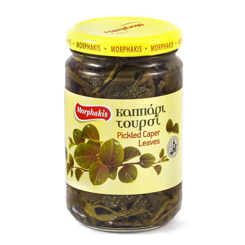 Aromatic Pickled Caper Leaves | Morphakis Pickled Caper Leaves