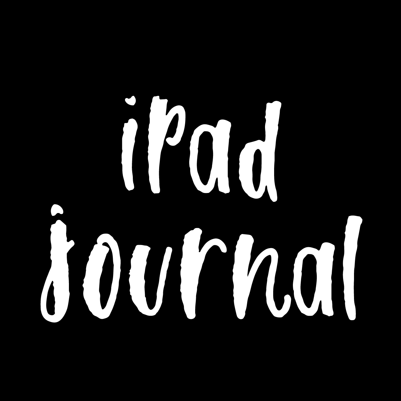 iPad Journal - iPad Lettering