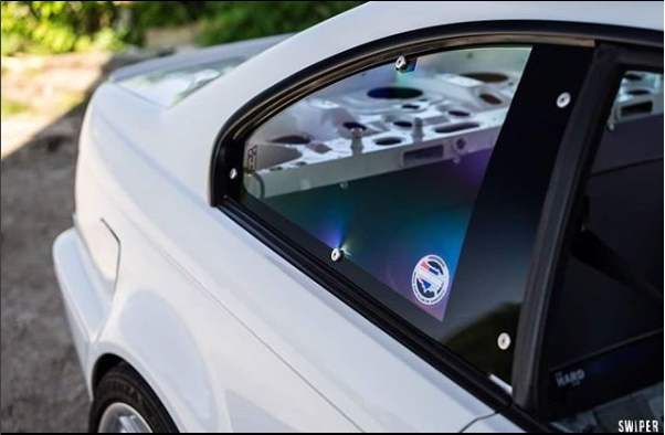 HARD Motorsport Polycarbonate Rear Windows - PAIR - BMW E46 Coupe