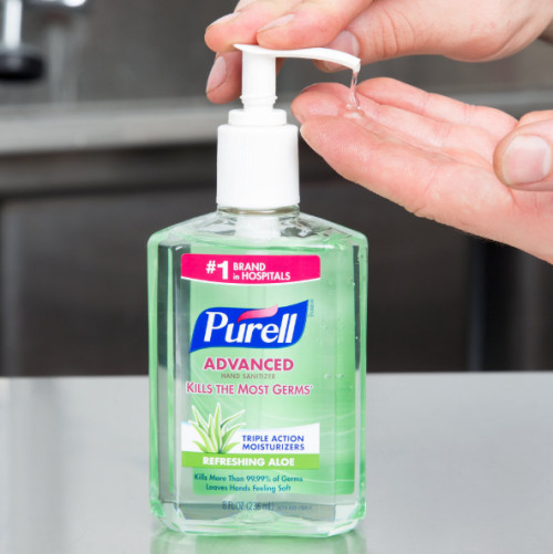 Sanitizing Hand Gel Pump, Aloe, 8 oz. - Fisher Hawaii