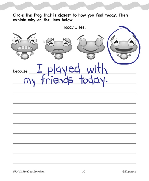 My Own Books: My Emotions, 10 Count - Fisher Hawaii