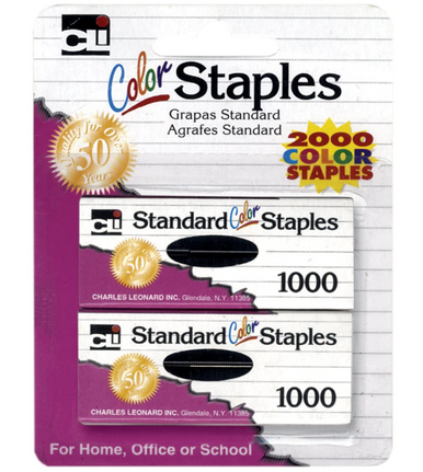 Standard Staples, Asssorted Colors, 2000 Staples - Fisher Hawaii
