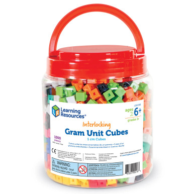 Interlocking Gram Unit Cubes, Centimeter Cubes - Fisher Hawaii