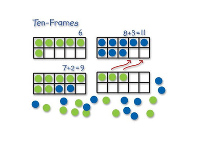 Giant Magnetic Ten-Frame Set - Fisher Hawaii