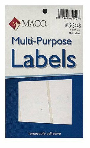 Multipurpose Label, 1-1/2" x 3", White, 160 Labels - Fisher Hawaii