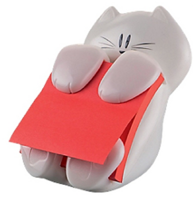 Post-it Pop-up Note Dispenser, Cat Design - Fisher Hawaii