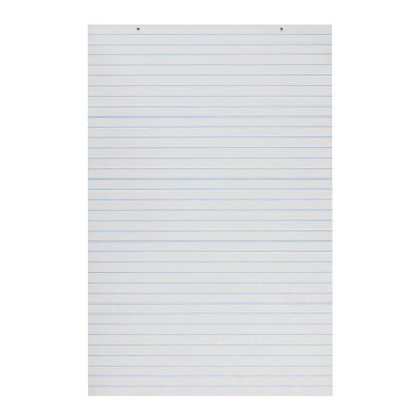 Pacon Primary Chart Pads, White, 1 in ruled long way 24" x 36", 100 ...