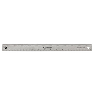 Stainless Steel Ruler, 15", Cork Base - Fisher Hawaii