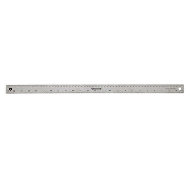 Stainless Steel Ruler, 24", Cork Base - Fisher Hawaii