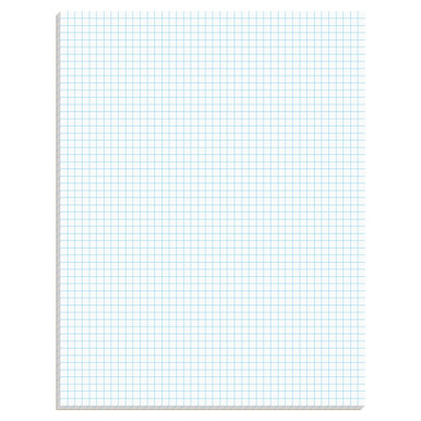 Quad Ruled Graph Pad, 8-1/2"x11", 5 sq./in. - Fisher Hawaii