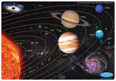 Smart Poly Learning Mat, Solar System - Fisher Hawaii