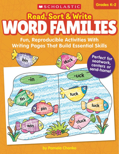Read, Sort & Write: Word Families Grade K-2 Workbook - Fisher Hawaii