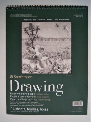 11"x14" 400 Series Recycled Drawing Paper, 80#, Medium (24ct.)
