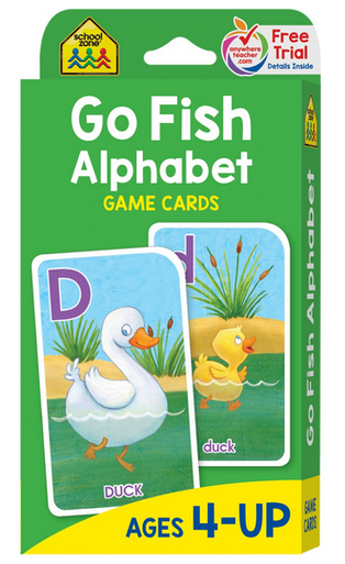 Go Fish Alphabet Game Cards, Age 4 & UP - Fisher Hawaii