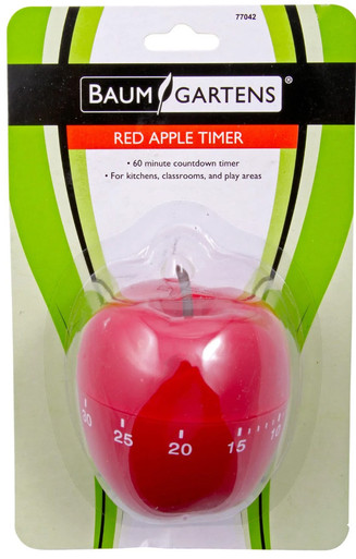 Apple Timer, Red - Fisher Hawaii