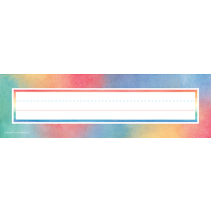Watercolor Flat Name Plates - Fisher Hawaii