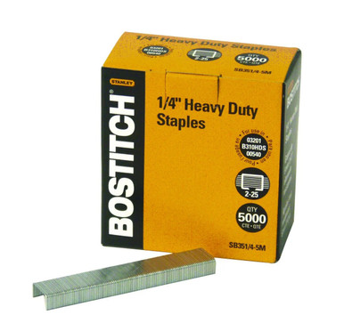 Premium Heavy Duty Staples, 1/4", Box (5000 Staples) - Fisher Hawaii