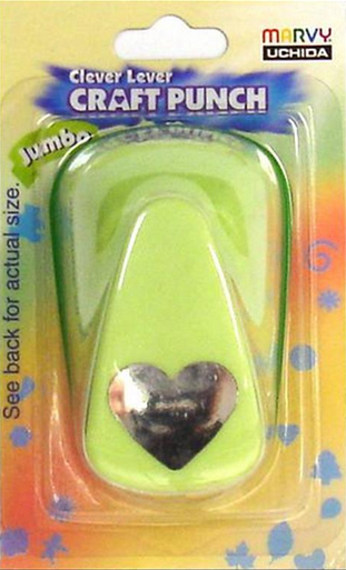1" Jumbo Craft Punch, Heart - Fisher Hawaii