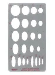 Master Ellipse Template, 5" x 9" - Fisher Hawaii