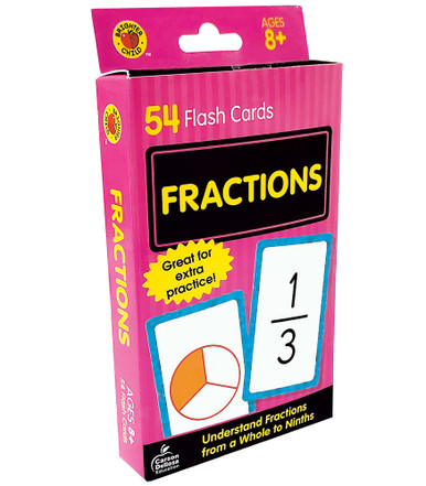 Fractions Flash Cards Ages 8+ - Fisher Hawaii