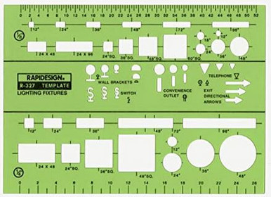 Rapidesign® R-327 Lighting Fixtures Template - Fisher Hawaii