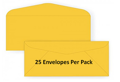 #10 Regular Wove Envelopes, Goldenrod, 4-1/8" x 9-1/2" - Fisher Hawaii