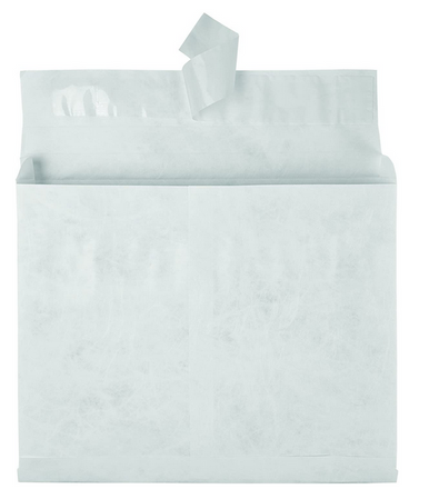 Survivor Tyvek Expanding Envelopes, 10" x 13", White, 18#, 2" Expansion