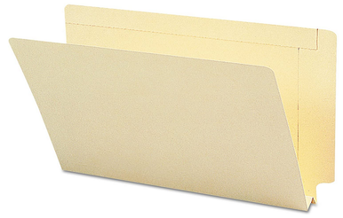 File Folder, Legal Size, Manila, Reinforced Straight Cut End Tab, 1-1/2 ...