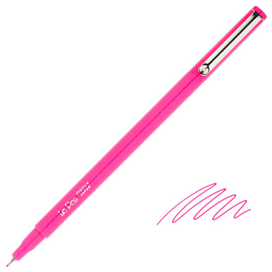 Uchida Le Pen Fine Line Marker Pen, Micro-Fine Point (0.3mm), Pink, 12 ...
