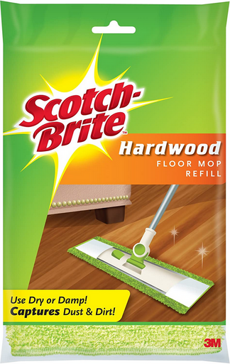 Scotch-Brite Microfiber Hardwood Floor Mop Refill