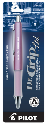 Pilot Dr. Grip Limited Gel Pen, Retractable, Fine Point (0.7mm), Mauve ...