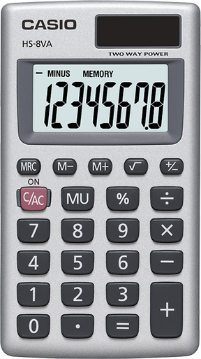 HS-8VA Handheld Pocket Calculator - Fisher Hawaii