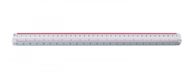 12" Triangular Engineering Scale Ruler - Fisher Hawaii